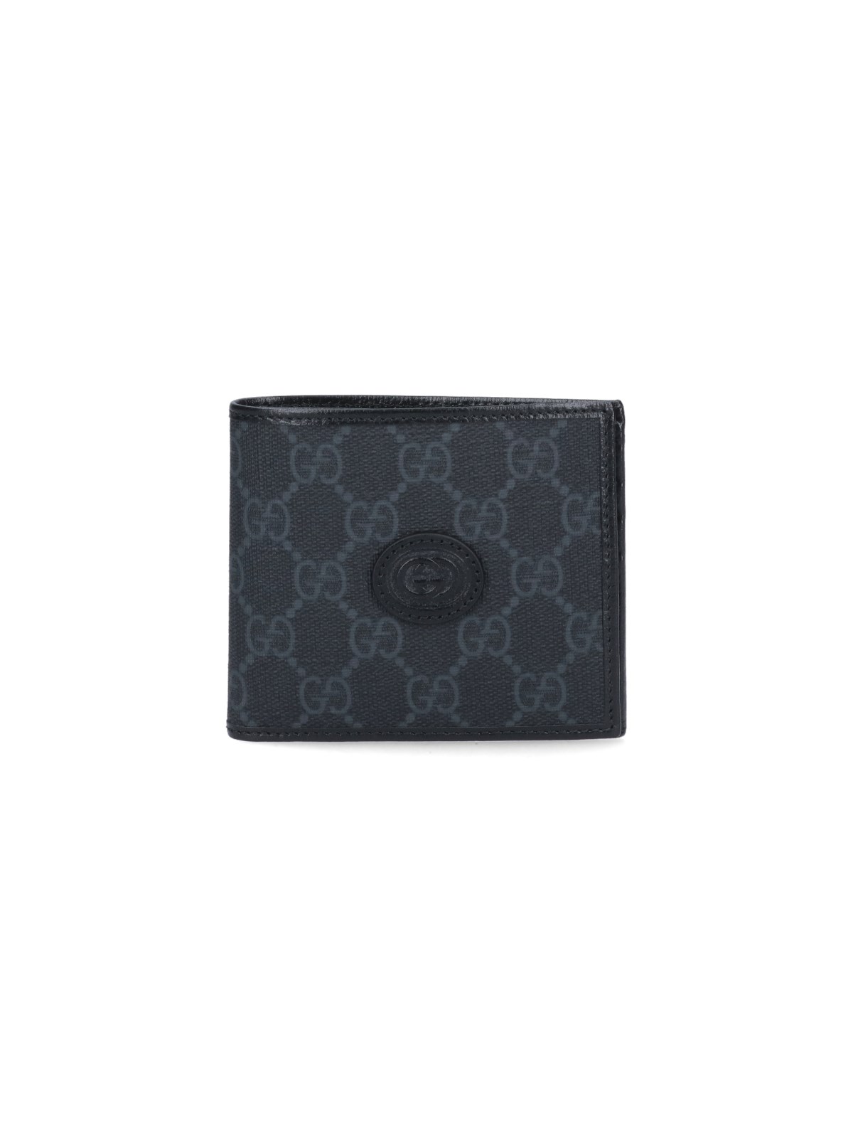 Gucci ‘gg' Bi-fold Wallet In Nero | ModeSens