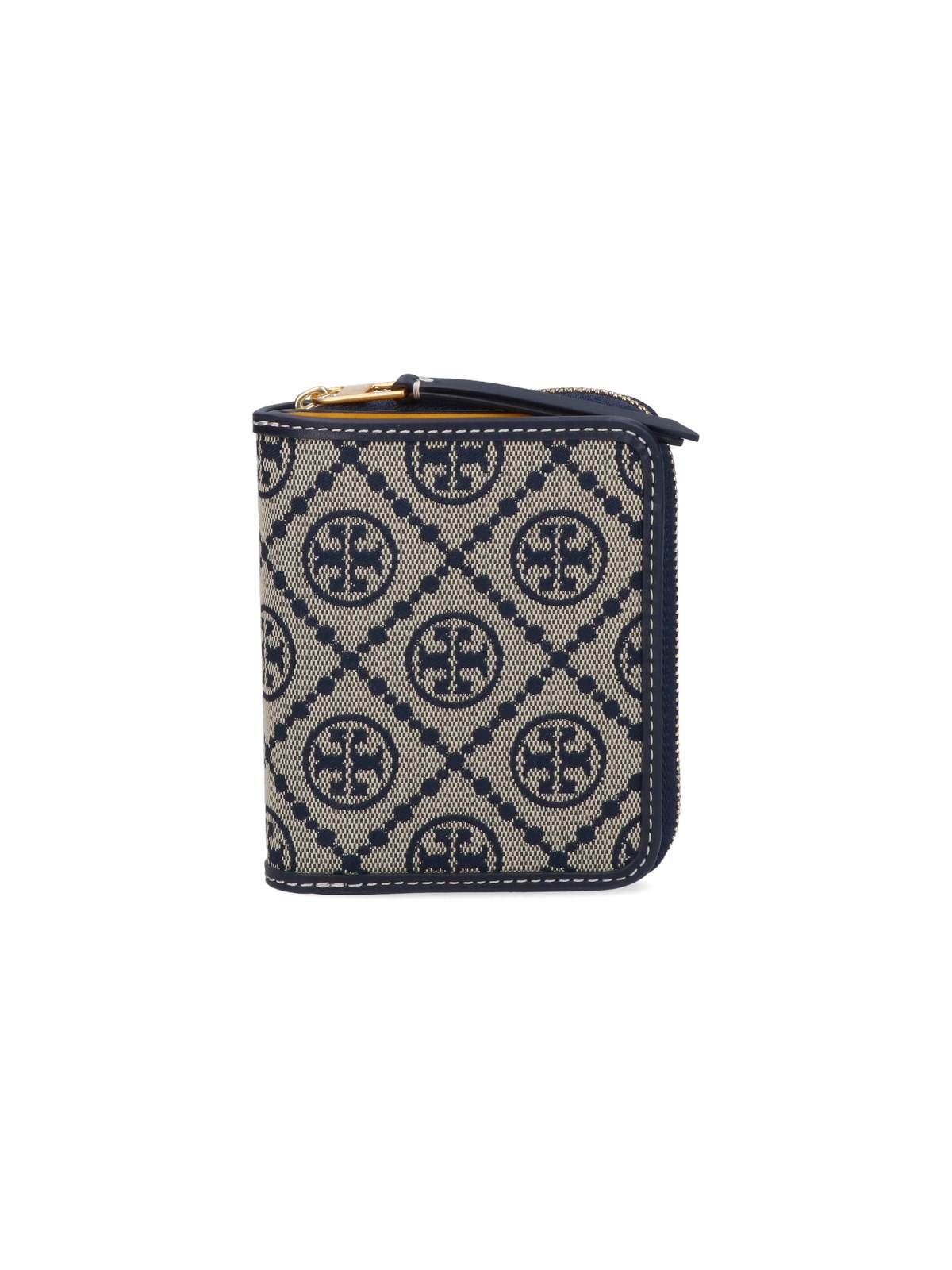 Tory Burch 'double T Monogram' Wallet In Blue | ModeSens