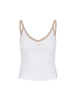 Courrèges Logo tank top available on SUGAR - 155674
