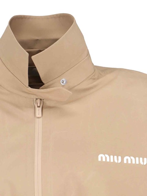 Miu miu Logo anorak available on SUGAR - 201243